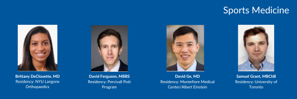 Welcome Our Incoming Duke Orthopaedic Surgery Fellows | Duke Department ...